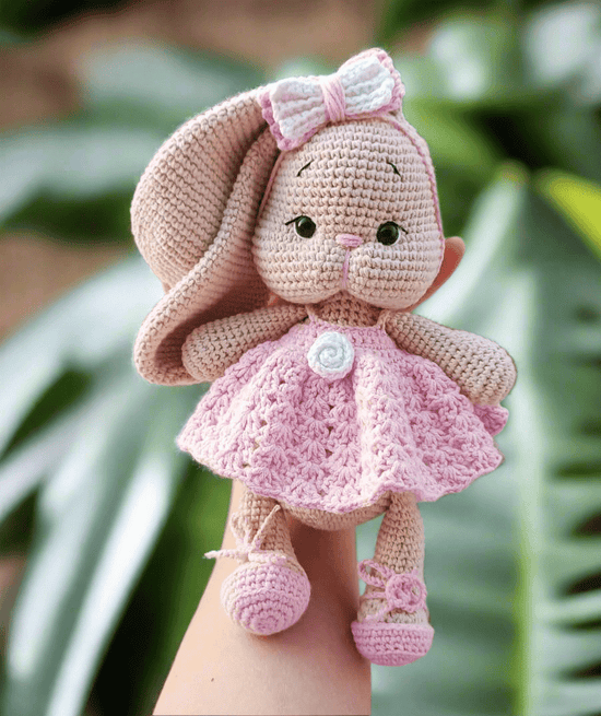 Cute Crochet Bunny Toy – Joy Gift London