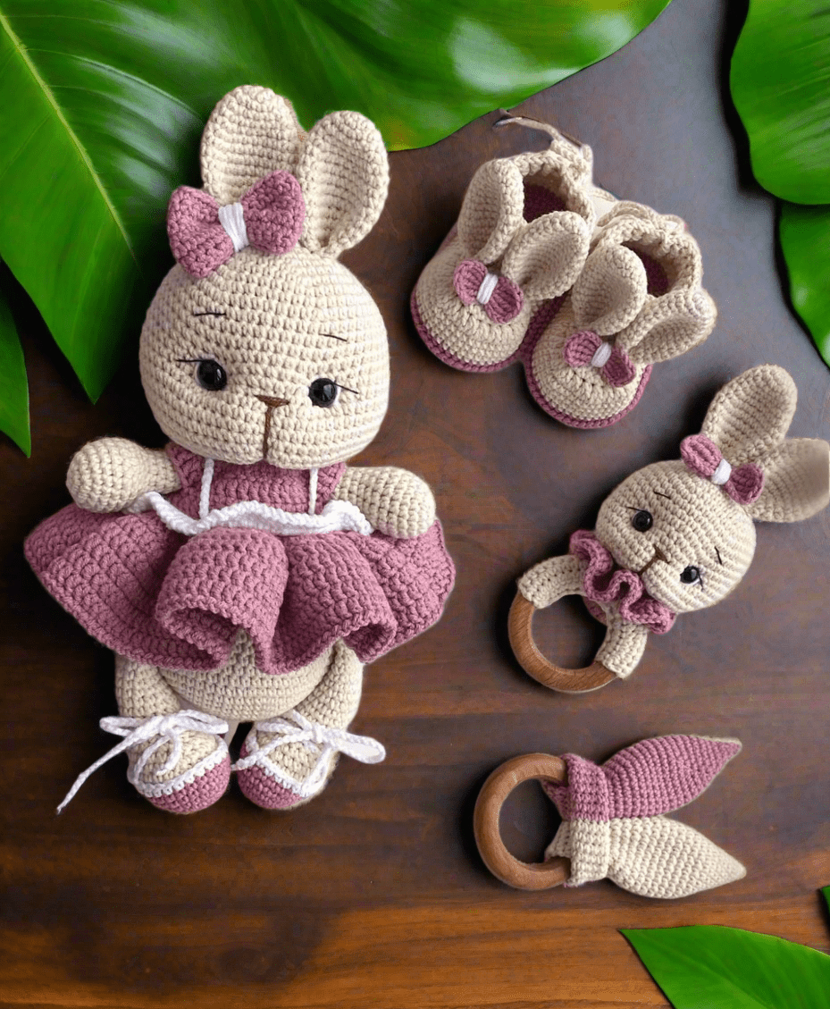 Adorable Handcrafted Crochet Toy Sets – Perfect for Baby Showers ...