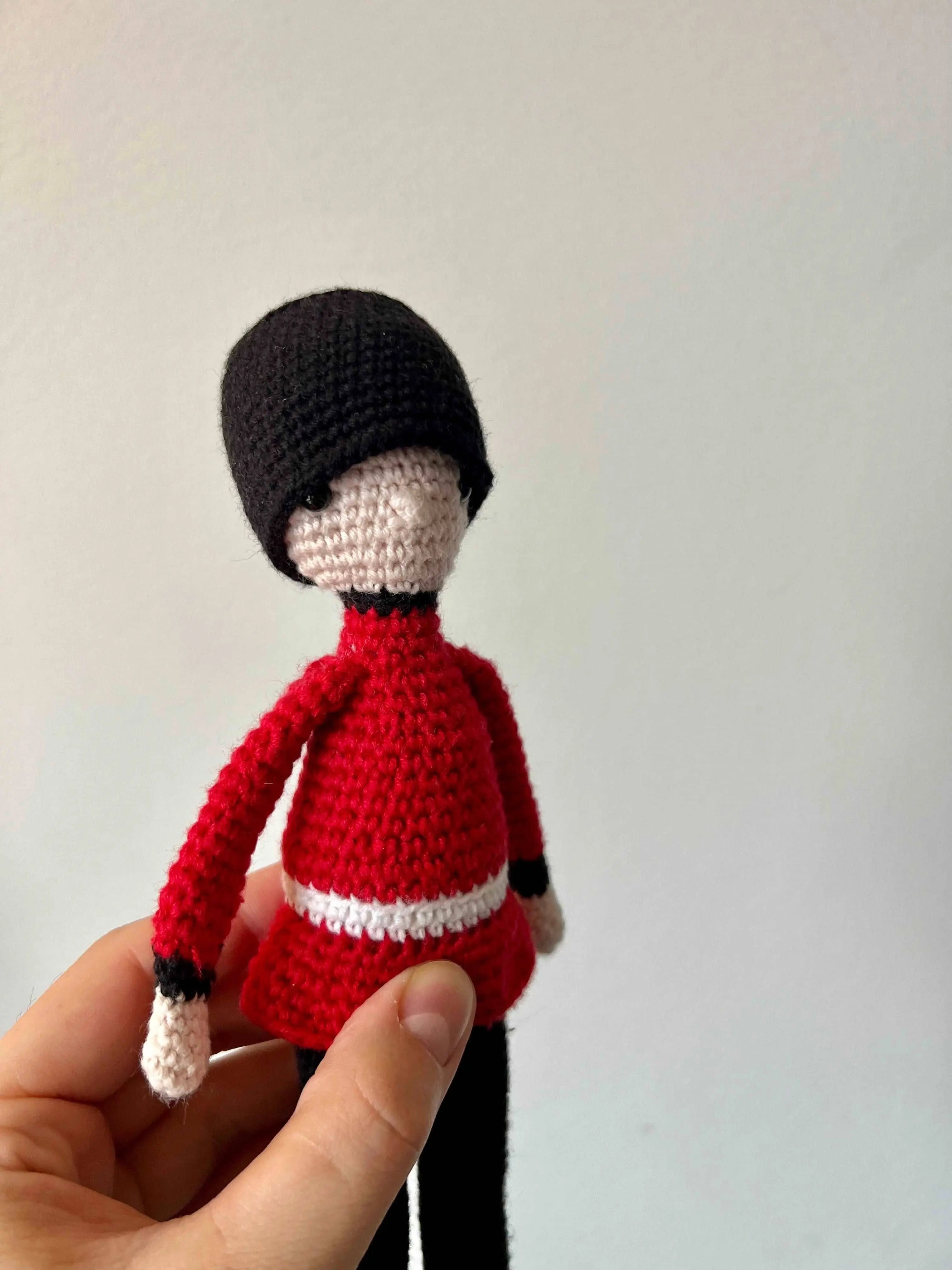 Crochet British Toy Soldier - Hand-Knitted & Eco-Friendly – Joy Gift London